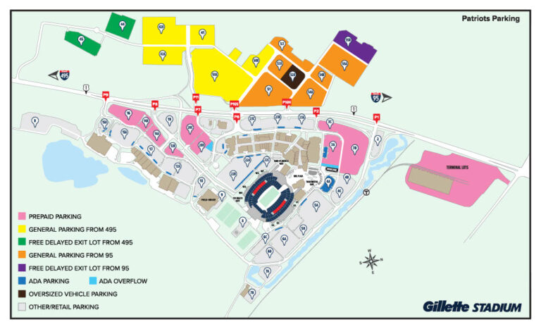 ADA Parking - Gillette Stadium