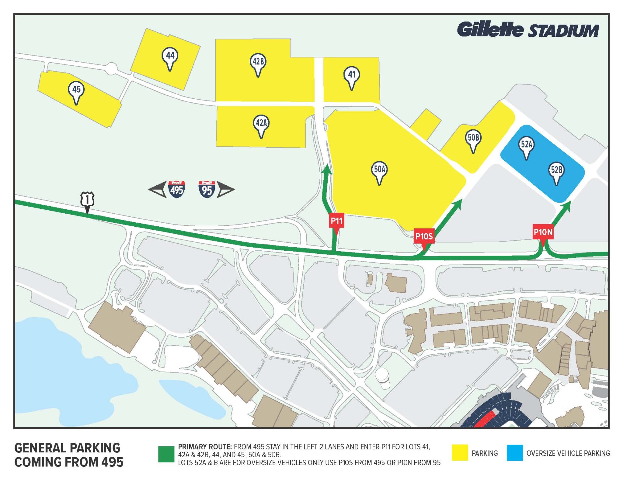Getting to Gillette - Gillette Stadium