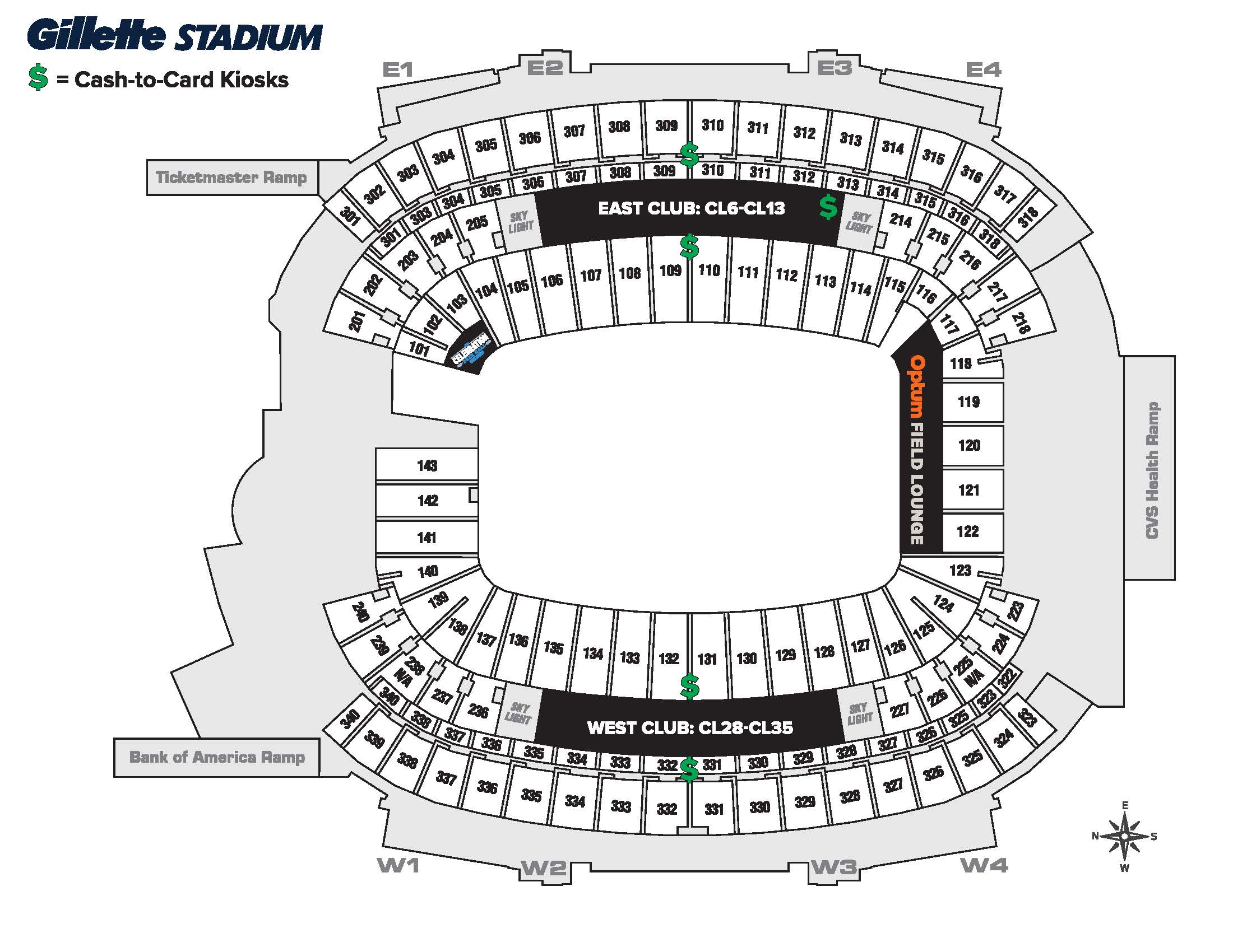 Gillette Stadium Seating Chart Interactive | Cabinets Matttroy