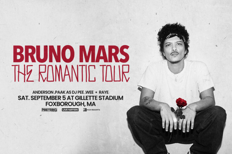 Bruno Mars: The Romantic Tour - Gillette Stadium